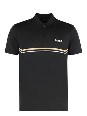 BOSS Slim Fit Polo For Polished Casual Looks - Black