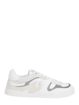 Dolce & Gabbana Portofino Leather Sneaker - White