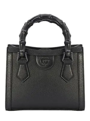 Gucci GUCCI Diana Mini Tote Handbag Blackvrv