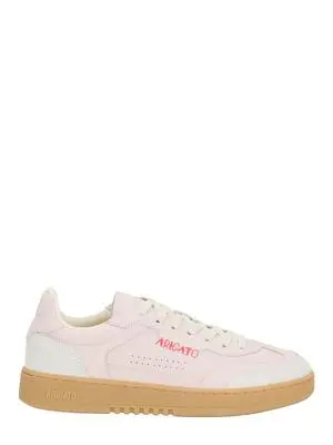 Axel Arigato Minimalist Leather T-toe Sneakers With Textured Sole - Pink