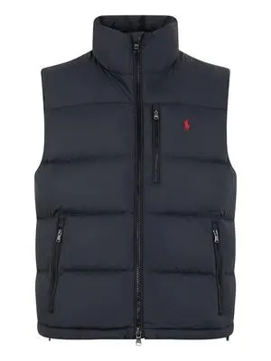 Polo Ralph Lauren Padded Gilet Vest With High Collar - Blue