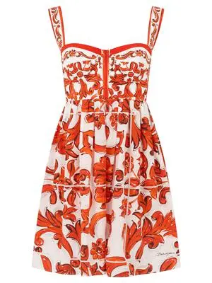Dolce & Gabbana Sleeveless Mini Dress - Red
