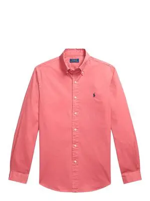 Ralph Lauren Classic Fit Cotton Shirt - Red