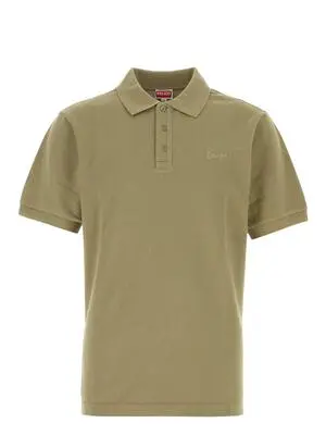 Kenzo Signature Slim Polo - Khaki