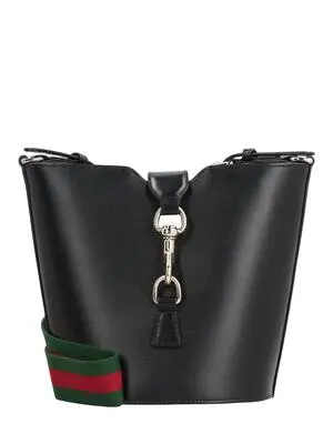 Gucci Mini Bucket Handbag With Adjustable Strap - Black