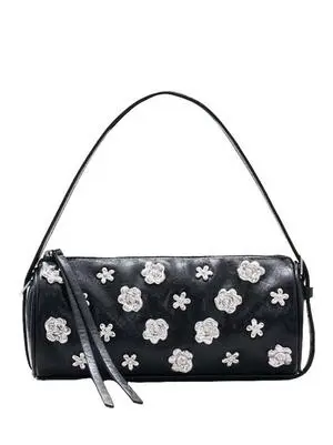 DESIGUAL Desigual Small Faux Leather Barrel Shoulder Bag