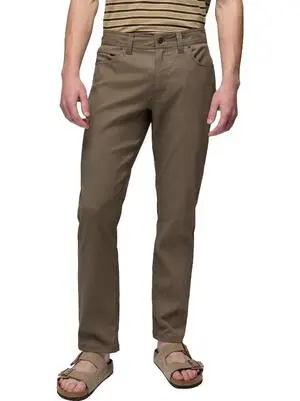 Prana Stretch Zion™ 5-pocket Tapered Pants - Mud