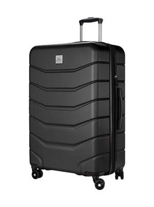 SKYWAY Silverton Hardside Expandable Large Checked Luggage - Black