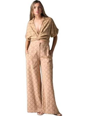 JBQ Oslo Pant 2.0 In Stonewashed Cotton - Tan
