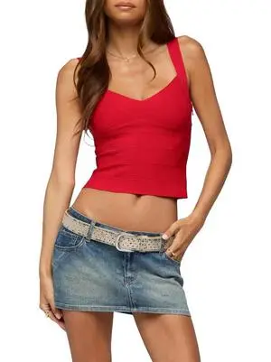 EDIKTED EDIKTED Ianthe Crop Bandage Tank