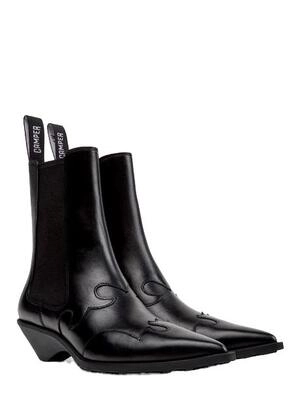 Camper Anita Pointed Toe Chelsea Boot - Black