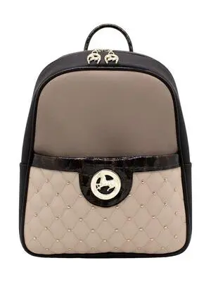 CAVALINHO Craft 538 Quilted Leather And Canvas Backpack - Brown