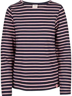 TRESPASS Trespass Yarn Dyed Stripe Long Sleeve Shirt Pink Shell