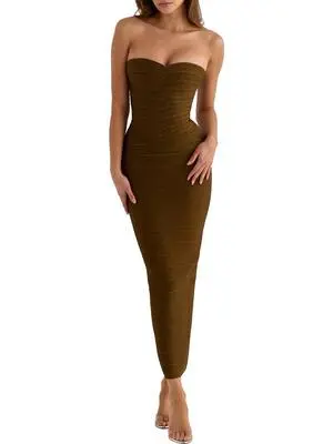 HOUSE OF CB HOUSE OF CB Sweetheart Strapless Bandage Dress