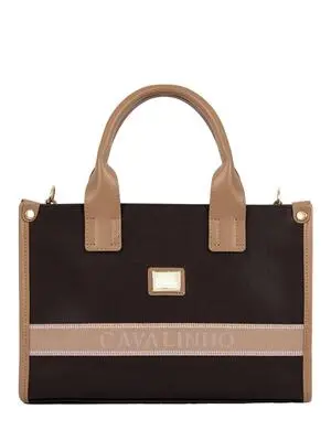 CAVALINHO Cavalinho Structured Handbag With Top Zip Closure Brown/beige