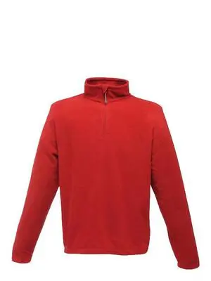 REGATTA Micro Zip Neck Fleece Top - Classic Red