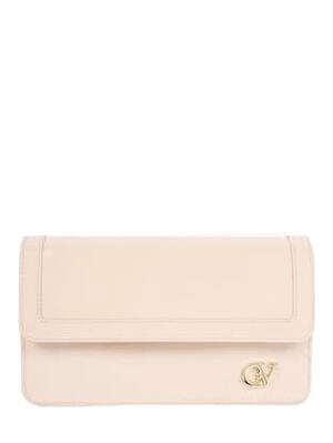 CAVALINHO Iconic 648 Patent Leather Clutch Shoulder Bag - Beige
