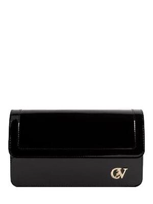 CAVALINHO Iconic 648 Patent Leather Clutch Shoulder Bag - Black