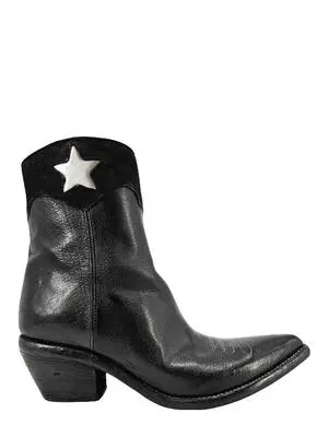 MADISON MAISON Madison Maison Star Motif Pointed Toe Ankle Boots