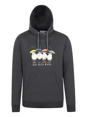 Mountain Warehouse Great British Weather Overhead Hoodie - Charcoal