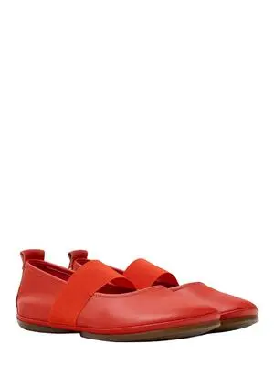 Camper Right Nina Mary Jane Flat - Bright Red