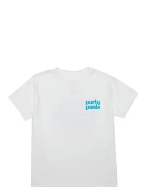 PARTY PANTS Filler Up Graphic T-shirt - White