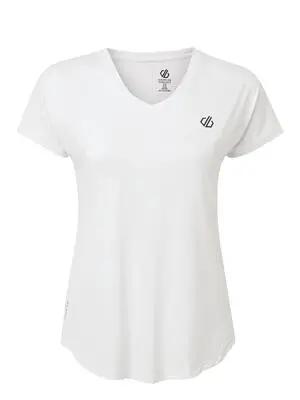 DARE 2B Vigilant Active T-shirt With V-neck - White