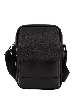 CAVALINHO El Cavaleiro 488 Leather Traveler Crossbody Bag - Black