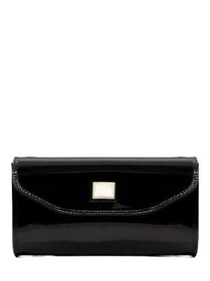 CAVALINHO Patent Leather Clutch Shoulder Bag - Black