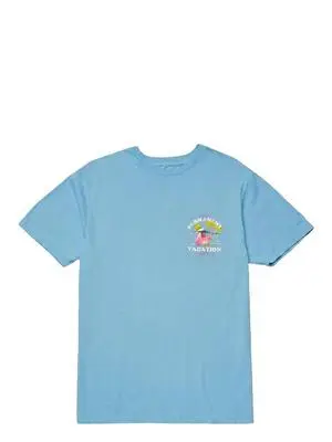 PARTY PANTS Permanent Vacay Graphic T-shirt - Light Blue
