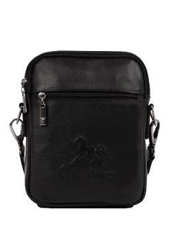CAVALINHO El Cavaleiro 484 Leather Traveler Crossbody Bag - Black