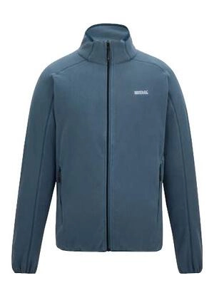 REGATTA Full Zip Fleece Jacket With Standing Collar - Blue