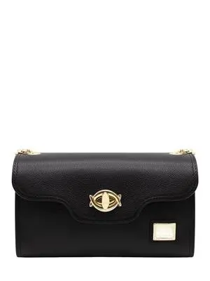 CAVALINHO Muse 535 Pebbled Leather Shoulder Bag - Black