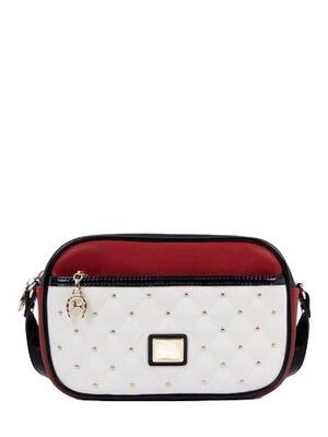 CAVALINHO Craft 511 Quilted Studded Crossbody Bag - Navy/red