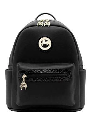 CAVALINHO Cherry Blossom 392 Leather And Canvas Backpack - Black