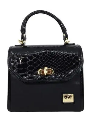 CAVALINHO Cherry Blossom Handbag - Black