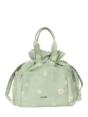 CALPAK Insulated Lunch Bag With Drawstring Closure - Daisy