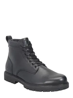 ALIGN Ryder Weatherproof Lugged Plain Toe Lace-up Boot - Black