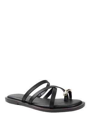 ARTISAN CRAFTED BY ZIGI Berlinn Slide Sandal - Black Leather