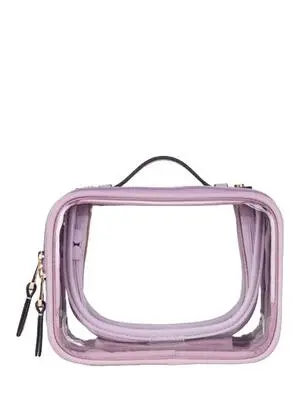 CALPAK Small Clear Cosmetics Case - Lavender