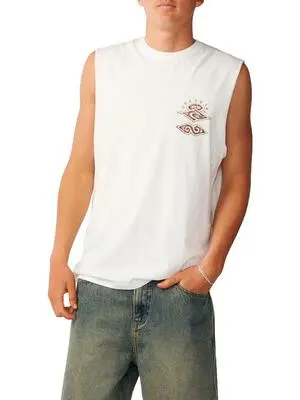 Rip Curl Disorder Yard Graphic Muscle T-shirt - Bone
