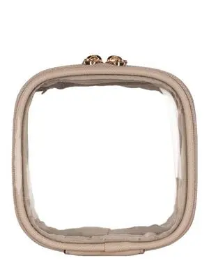 CALPAK Tiny Clear Cosmetics Case - Stone