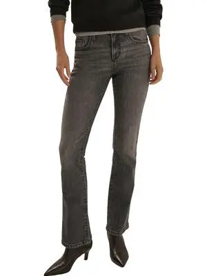 FAVORITE DAUGHTER The Alba Low Rise Bootcut Jeans - Durango