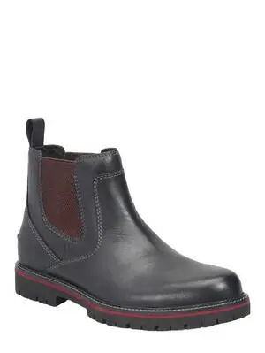 ALIGN Rangley Water Resistant Suede Chelsea Boots - Black