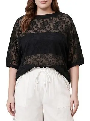 STANDARDS & PRACTICES Lace Top - Black