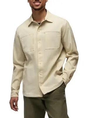 Prana Stretch Zion Long Sleeve Button-up Shirt - Beach Pebble