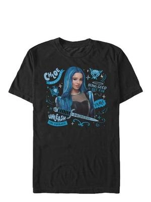 DESCENDANTS Wicked Wonderland Chloe Unleash The Darkness T Shirt - Black