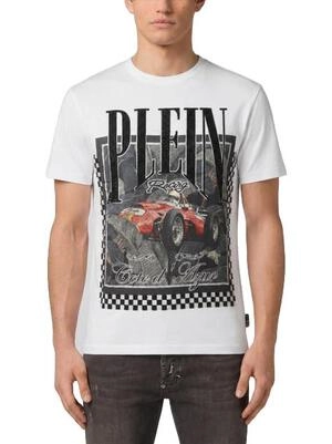 Philipp Plein T-shirt Round Neck Ss - White