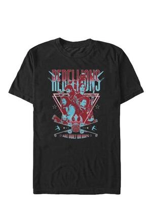 STAR WARS: ROGUE ONE Star Wars Rogue One Rebellions Are Built On Hope T Shirt - Black