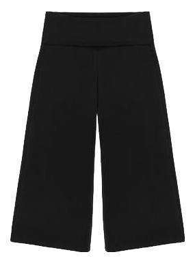 ODDLI Oddli Cropped Gaucho Trousers Black